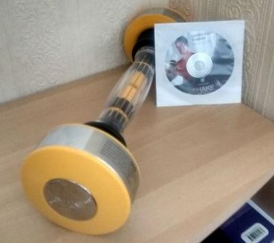 Dumbbell Shake Weight is powerful trainer for the muscles of upper body